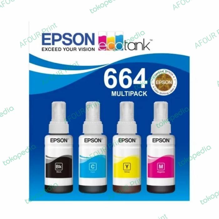 Jual Tinta Epson 664 Original 1set - Kota Tangerang Selatan - AFOUR Print | Tokopedia