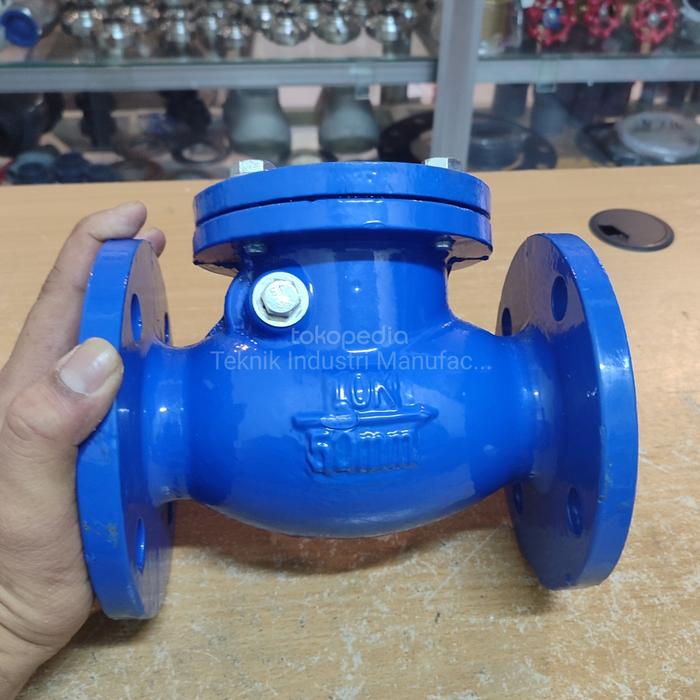 Jual SWING Check Valve Cast Iron Flange JiS 10k 2" inch DN 50 - Jakarta ...
