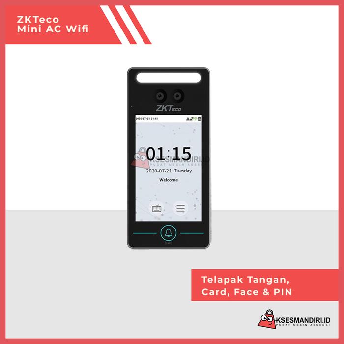 Jual Mesin Absensi dan Akses door Mini AC Zkteco Sensor Wajah PALM WIFI - Jakarta Barat ...