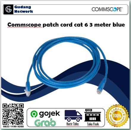 Jual COMMSCOPE 3M KABEL LAN CAT6 CAT.6 UTP ETHERNET PATCH CORD CABLE - Jakarta Pusat - GUDANG ...