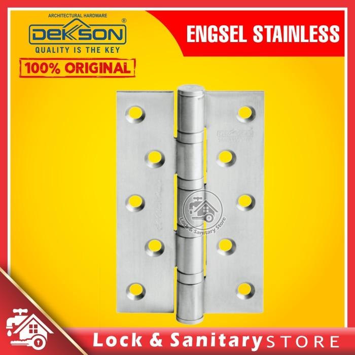 Jual Engsel Dekson / Dekkson ECOLINE 4X3X3MM 2BB SSS Engsel Pintu ...