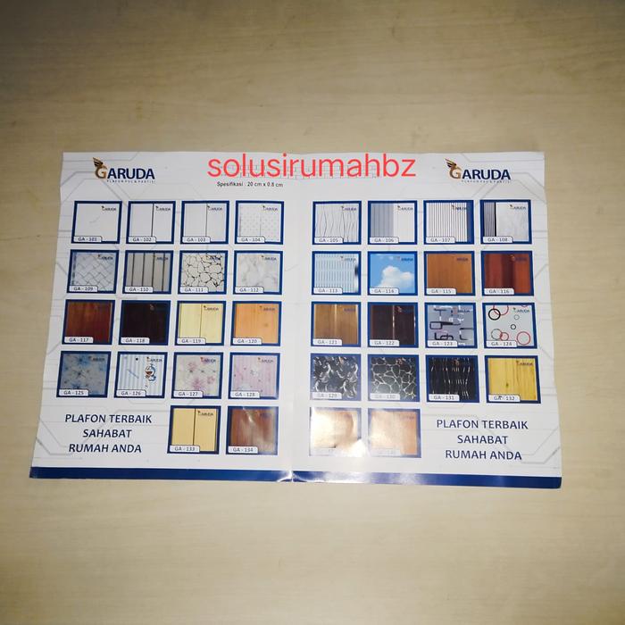 Jual KATALOG PLAFON PVC GAMBAR SAJA BROSURE PRINT PRINTAN BROSUR KARTU ...