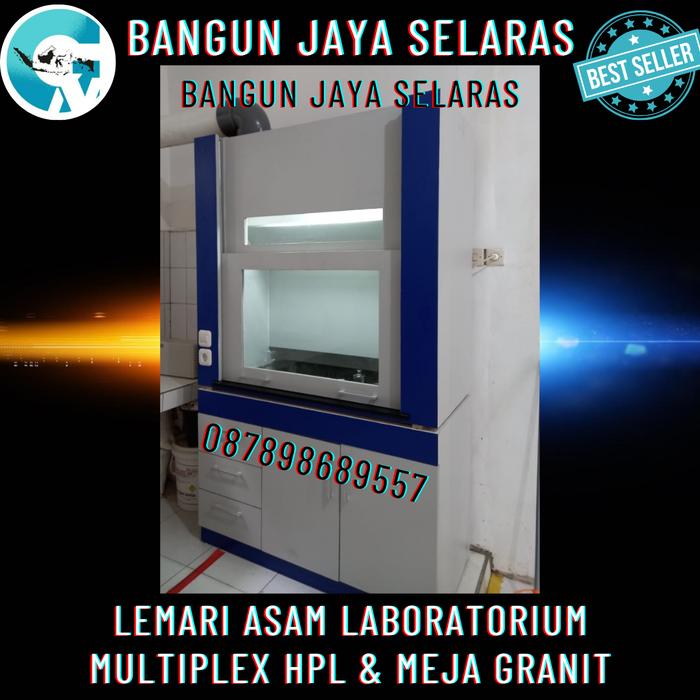 Jual Lemari Asam Laboratorium Multiplex HPL & Meja Granit Menerima ...