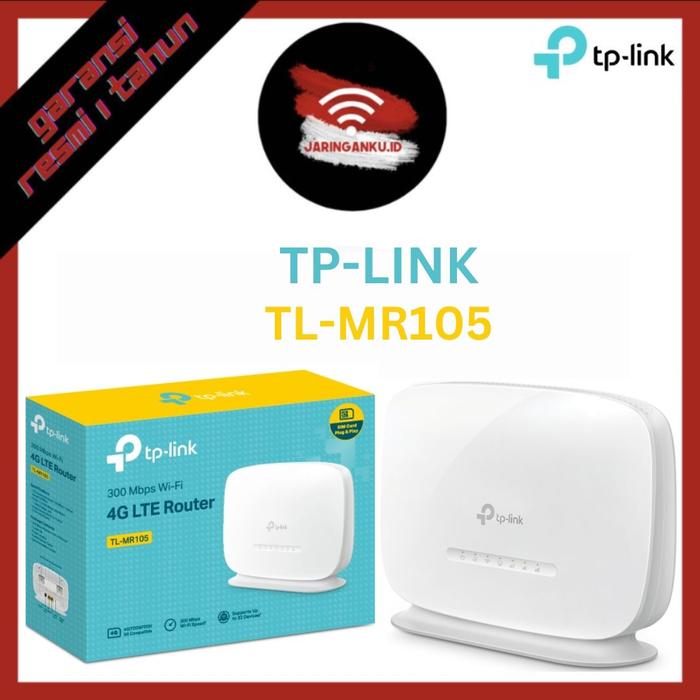 Jual Tp-Link TL-MR105 300 Mbps Wireless N 4G LTE Router TL MR105 ...