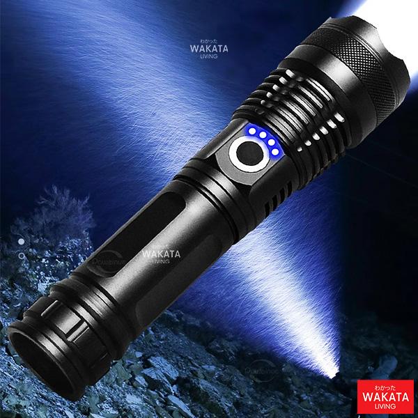 Promo Senter Led Super Terang Mini Rechargeable Black 30W - Jakarta Utara - Wakata Living ...