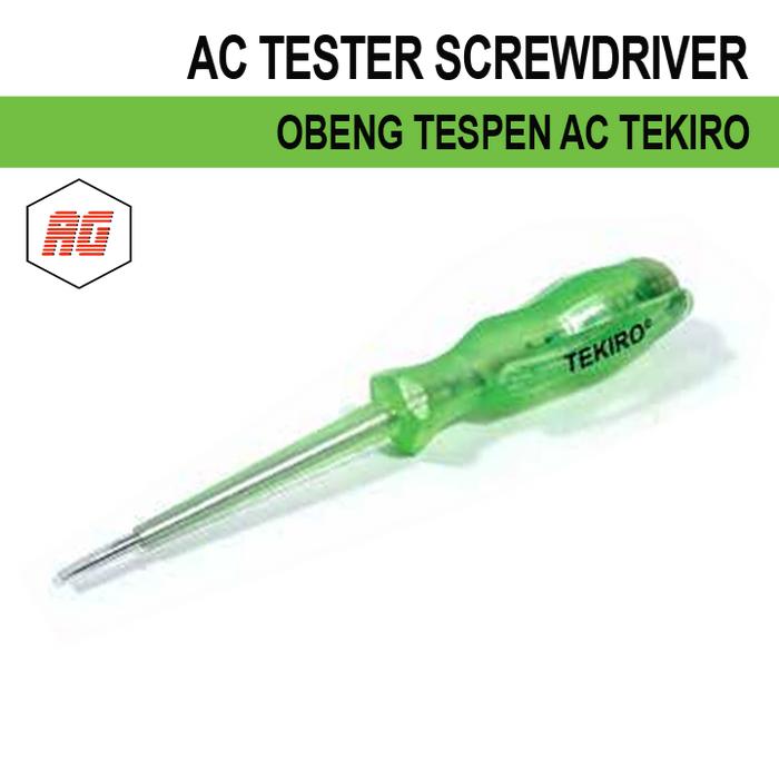 Jual TEKIRO Obeng Tespen AC / TEKIRO AC tester Screwdriver - Kota ...