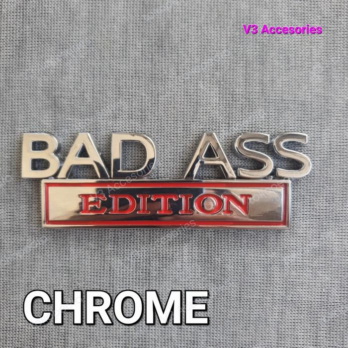 Jual Emblem Besi BAD ASS EDITION - Chrome - Kota Medan - YZ AUTOSHOP ...