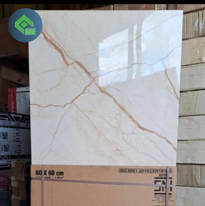 Jual Granit 60x60 Motif marmer Indogress Sahara brown - Kab. Bogor - MITRA CENTRAL GRANIT ...