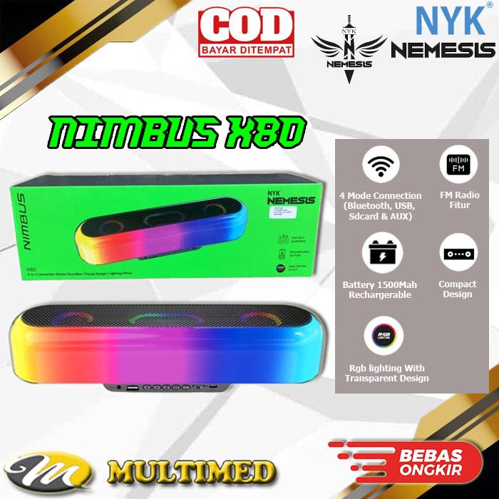 Promo Speaker Soundbar Bluetooth 5.2 NYK Nemesis NIMBUS X80 - Kota ...