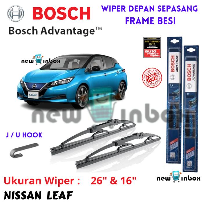 Jual Wiper Depan Mobil Nissan Leaf Sepasang Bosch Advantage 26 16