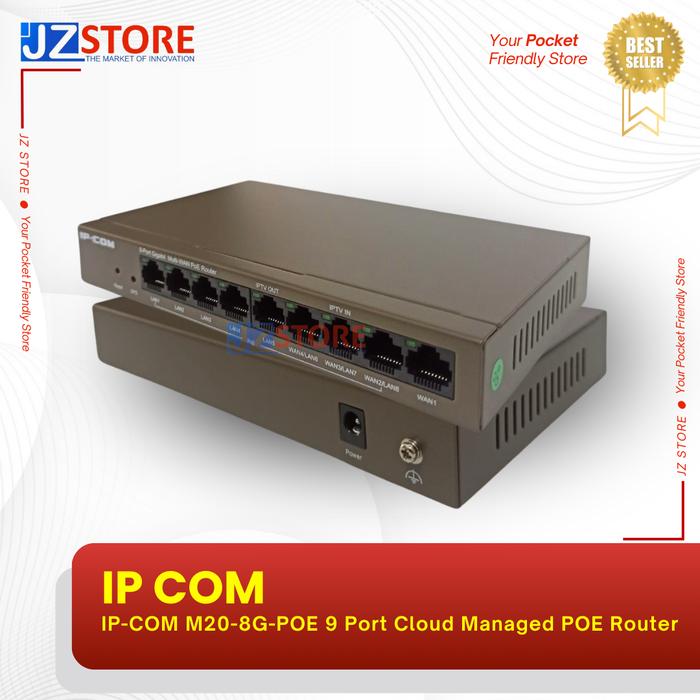 Jual IP-COM M20-8G-POE 9 Port Cloud Managed POE Router - Kota Medan ...