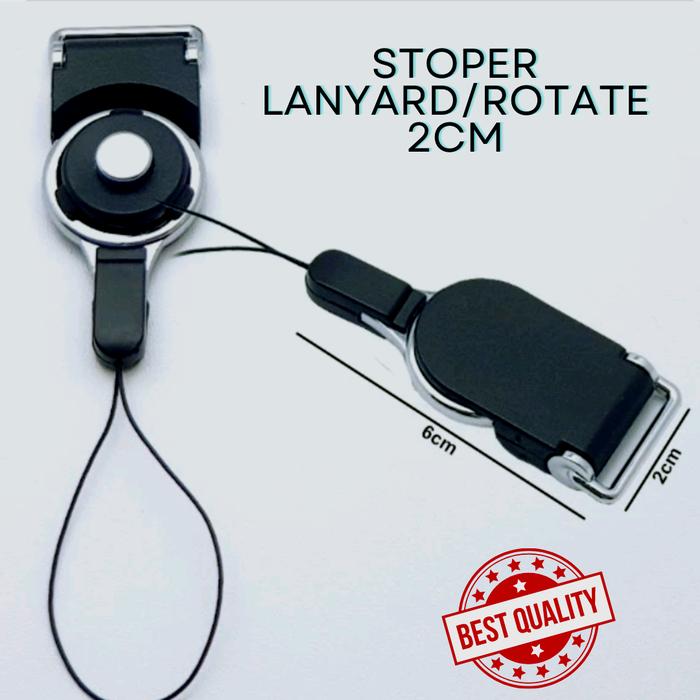 Jual Stopper Lanyard 2cm Gantungan Nametag Tali Id Card 2cm Tali ...