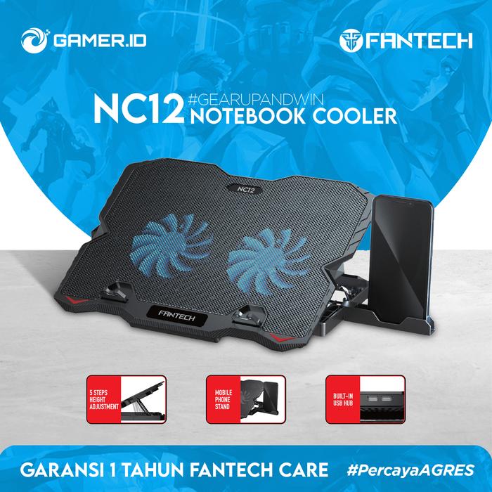 Jual Fantech NC12 | Notebook Cooler / Cooling Pad Fan - Kota Yogyakarta ...