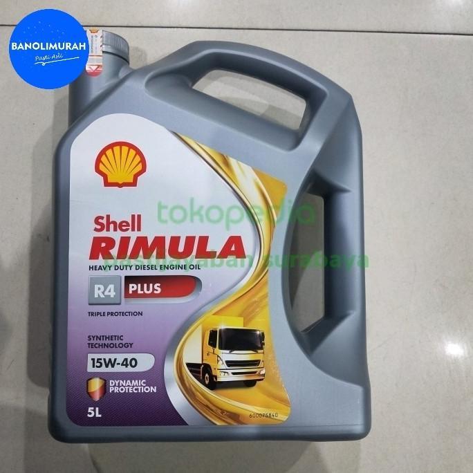 Jual ST Oli Shell Rimula R4X 15W40 Galon 5 Liter - Kota Surabaya ...