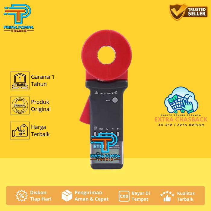 Jual ETCR2100A+ Digital Clamp On Ground Earth Resistance Tester Meter ...