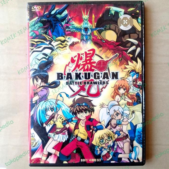 Jual Bakugan Battle Brawlers 1 DVD 4 Disc Kaset SET Anime Jepang Ori ...