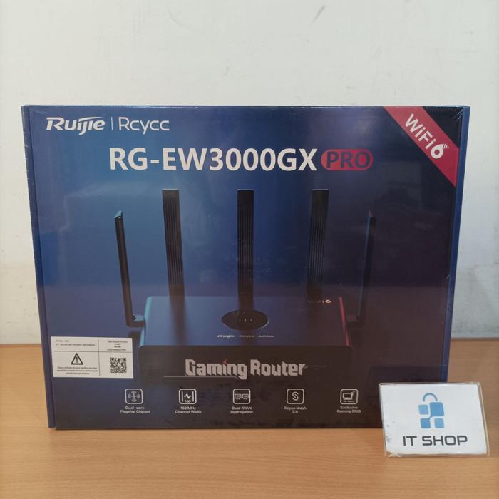 Jual Ruijie Rg-ew3000gx Pro Wi-fi 6 Dual-band Gigabit Gaming Router Di ...