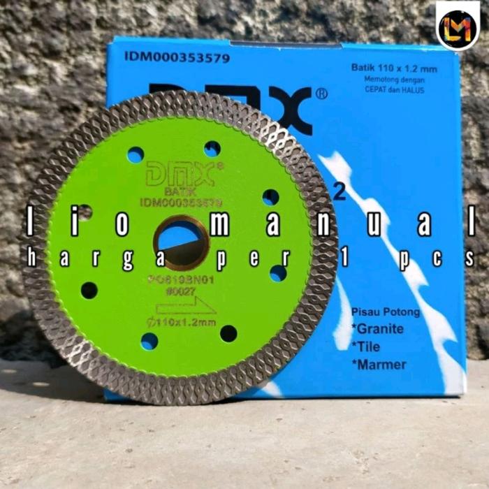 Jual Mata pisau potong granit marmer 4 inch DMX batik turbo - Jakarta ...