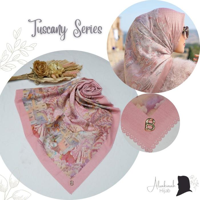 Jual Tuscany series lasercut titik 3 hijab buttonscarves semi origina ...
