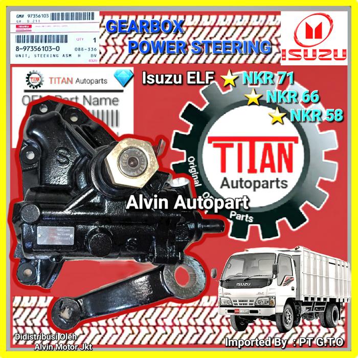 Jual GEARBOX POWER STEERING ISUZU NKR 71 NKR 66 NKR 58 4HG1 4HF1 ASLI ...