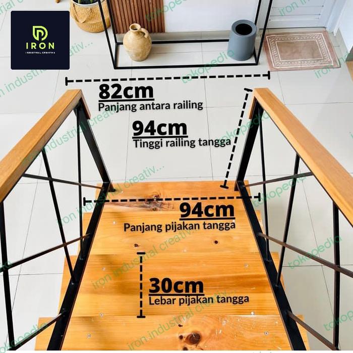Jual reling tanga motif kayu pinus permeter - Kab. Bantul - iron ...