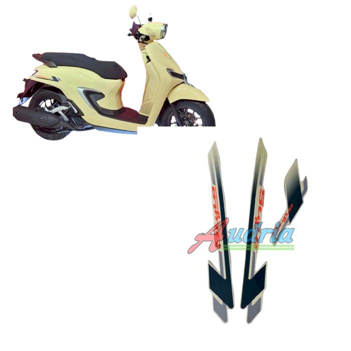 Jual Striping Stiker Lis Les Motor Honda Stylo 160 2024 Cream Standar ...