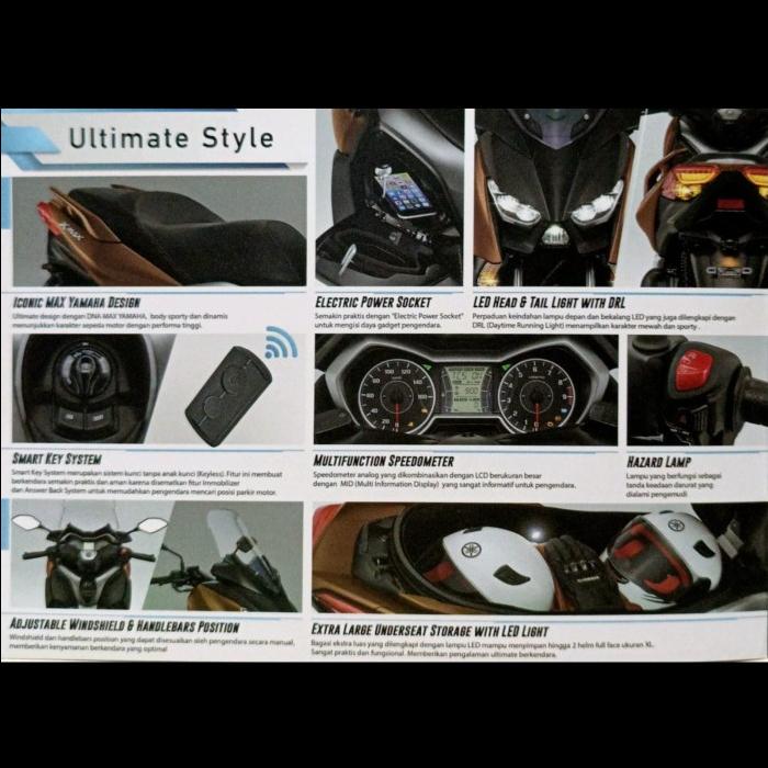 Jual Brosur Motor Yamaha Xmax Generasi Awal Di Seller Noelle ...