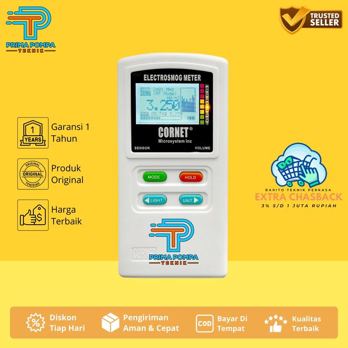 Jual Cornet ED88T Plus Tri-mode RF LF EMF E-Field Electrosmog Gauss ...