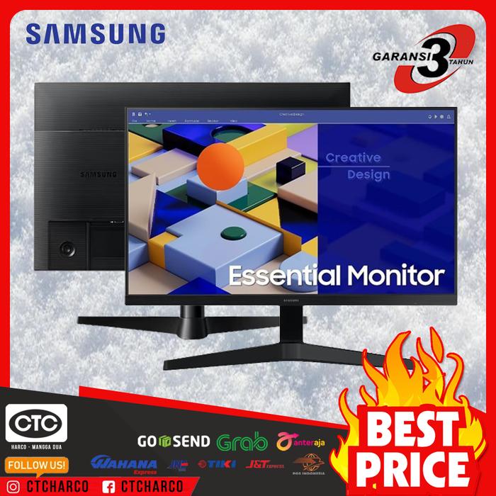 Promo Monitor Samsung 24" S24C310 Essential 75Hz IPS S31C HDMI AMD ...