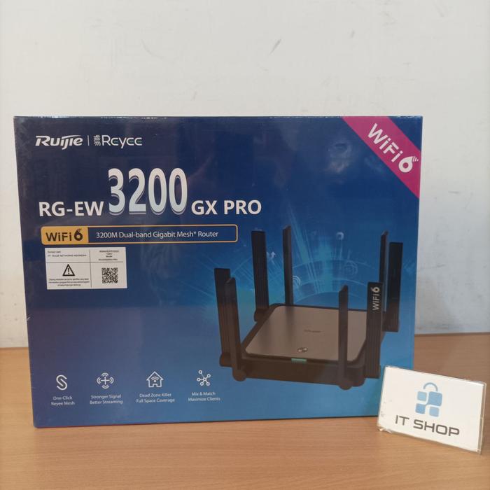 Jual Ruijie Rg-ew3200gx Pro Wi-fi 6 Dual-band Gigabit Mesh Router Di ...