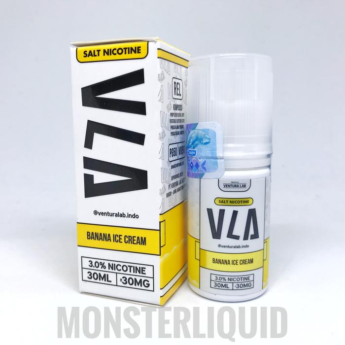 Jual [ SALT NIC ] VLA BANANA ICE CREAM BY VENTURA LAB 30MG 30ML LIQUID - Jakarta Utara ...