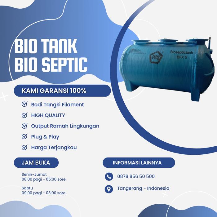 Jual Bio Tank Septic tank Biotech BFX 5 | Bio Septic Tank 5000 Liter ...