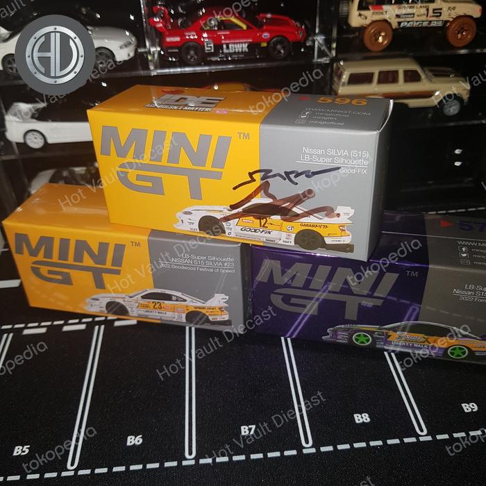 Jual mini gt nissan silvia s15 lbwk goodwood formula drift good fix ide ...