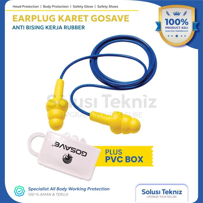 Jual Earplug Ultrafit Gosave Corded Kotak Penutup Safety Telinga Ear Plug - Kab. Tangerang ...