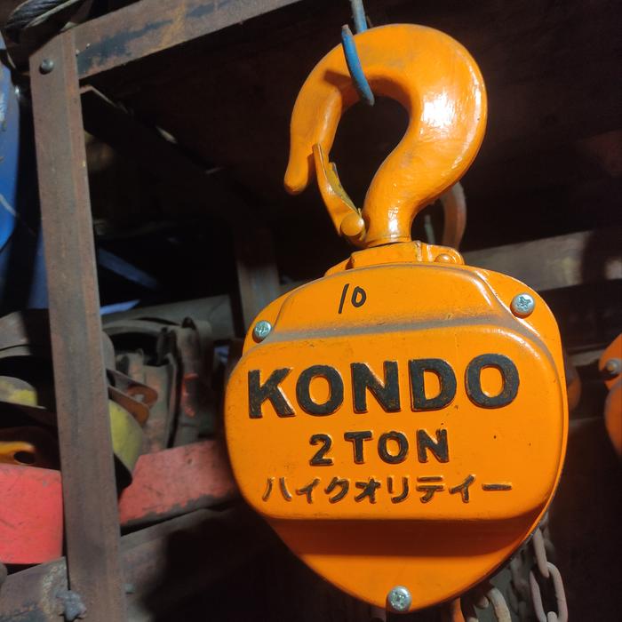 Jual chain block/katrol 2ton KONDO - Kota Surabaya - roul_shop | Tokopedia