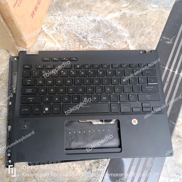 Jual FRAME KEYBOARD ASUS ROG Flow X13 GV301RA GV301QE 100℅ original ...