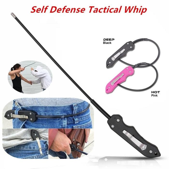 Jual TACTICAL WHIP SELF DEFENSE TOOL BELA DIRI MARTIAL ART 'FAST STRIKE ...