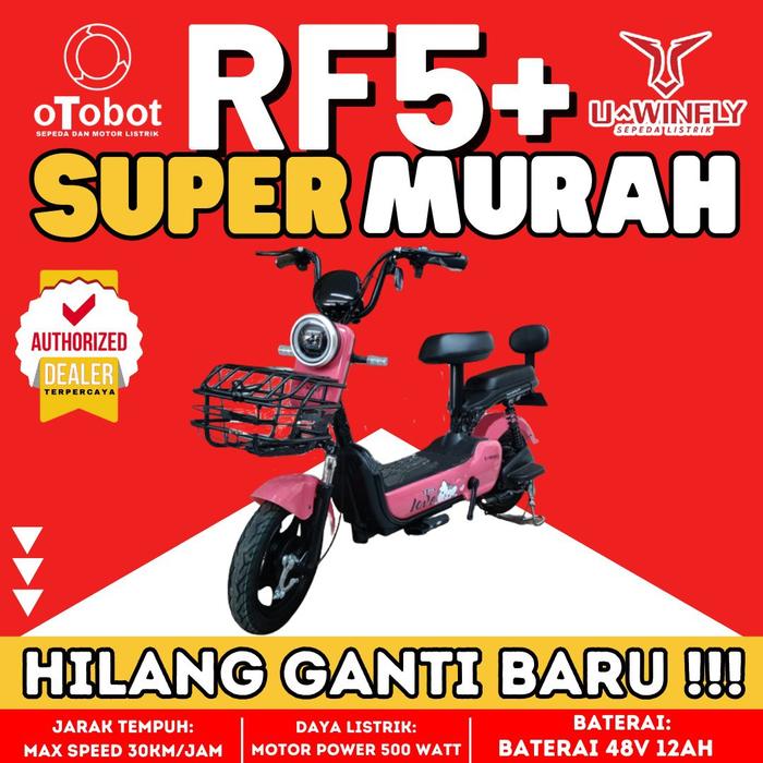 Jual SEPEDA LISTRIK UWINFLY REDFISH 5 PRO / PLUS GARANSI RESMI - Kota ...
