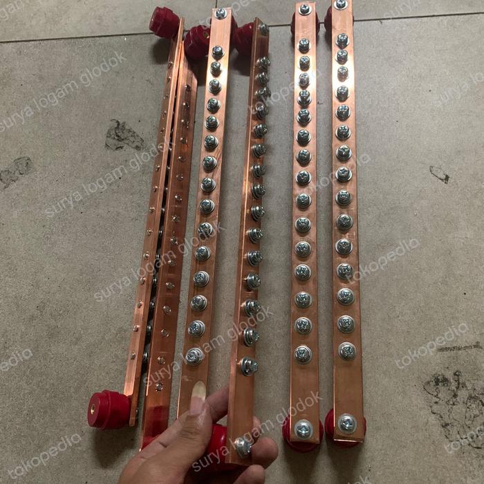 Jual busbar tembaga 3mm x 20mm x 490mm Busbar custom - Jakarta Barat ...