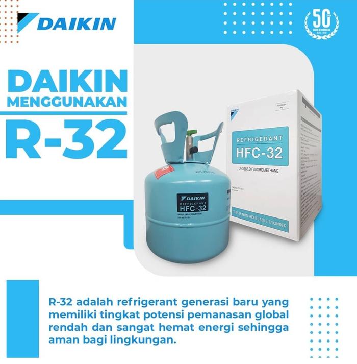 Promo FREON R32 DAIKIN ORIGINAL, REFRIGERANT R32 DAIKIN (3Kg) Cicil 0% 3x - Kota Bekasi ...