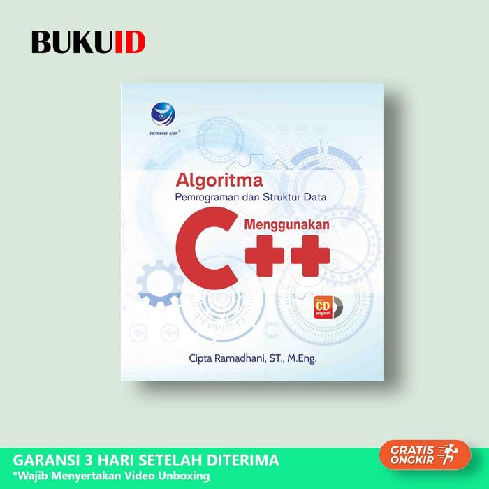 Jual Buku Algoritma, Pemrograman Dan Struktur Data Menggunakan C++ ...
