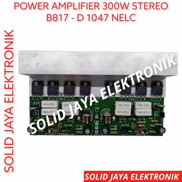 Jual KIT POWER AMPLIFIER STEREO 300W B817 D1047 AMPLI AUDIO 300 WATT W ...