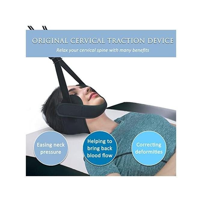 Jual Y Neck Strap Cervical Traction Device Neck Chiropractor Pull Di ...