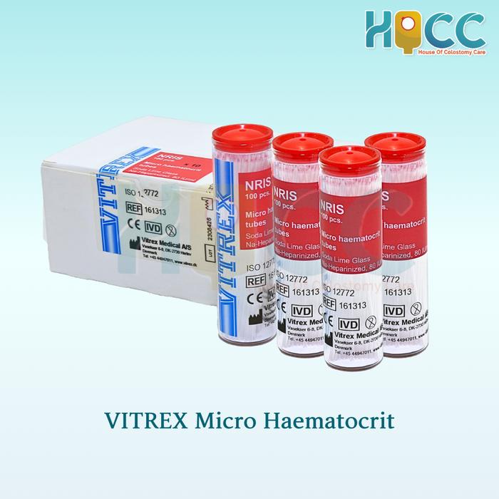 Jual VITREX Micro Haematocrit / Tabung Hematokrit Mikro Kapiler VITREX ...