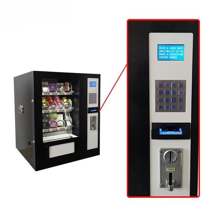 Jual Desktop Mini Cans Beverages Snacks Cash Coin Drink Vending Machine ...