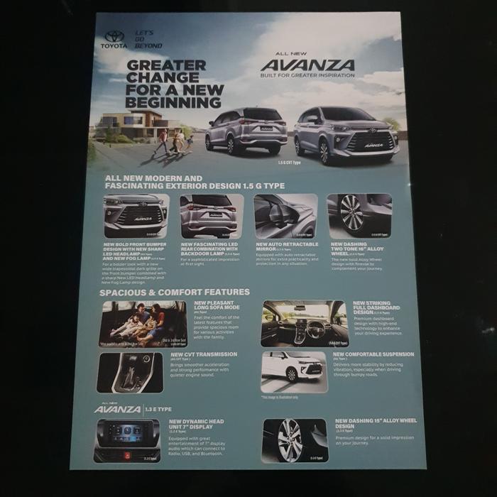 Jual Brosur Toyota Avanza ( flyer ) - Kota Semarang - BESIEGE_HOBBY ...
