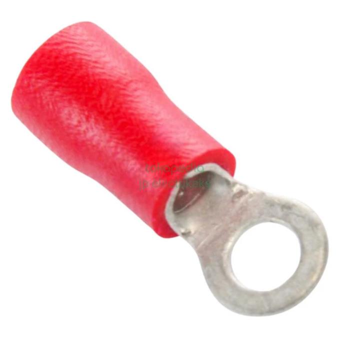 Jual Kabel Skun Ring 4mm M5/Skun O RVS 3.5-5 Isolasi TSS - Merah ...