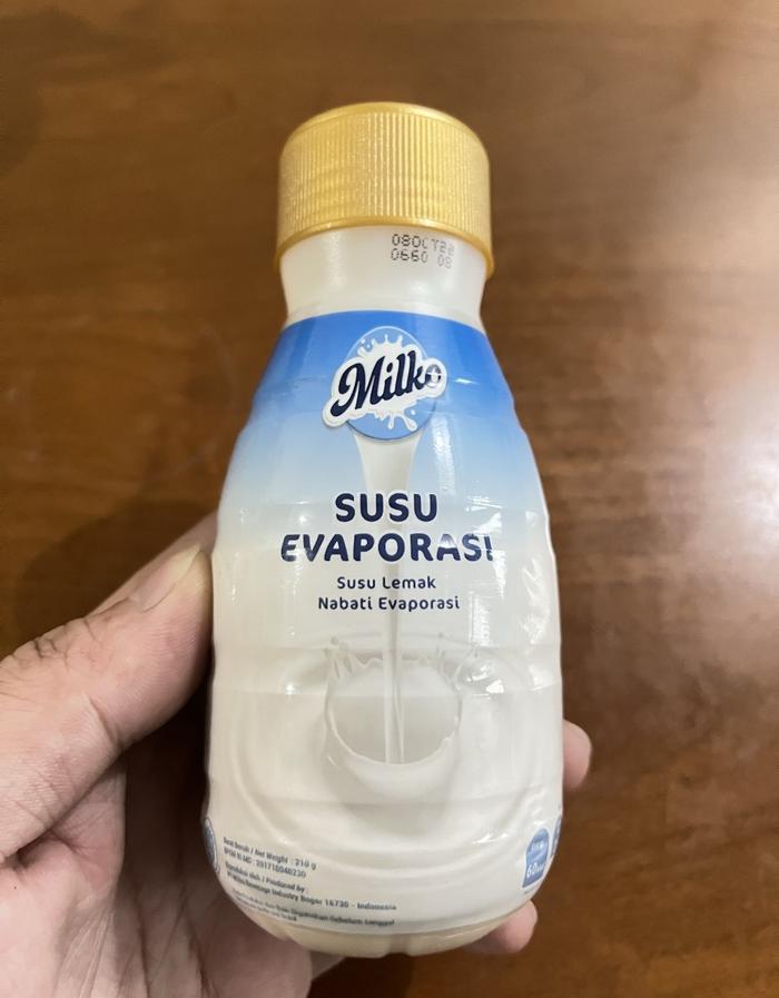 Jual Susu Evaporasi Milko Blue 210gr botol evaporated milk - Jakarta ...