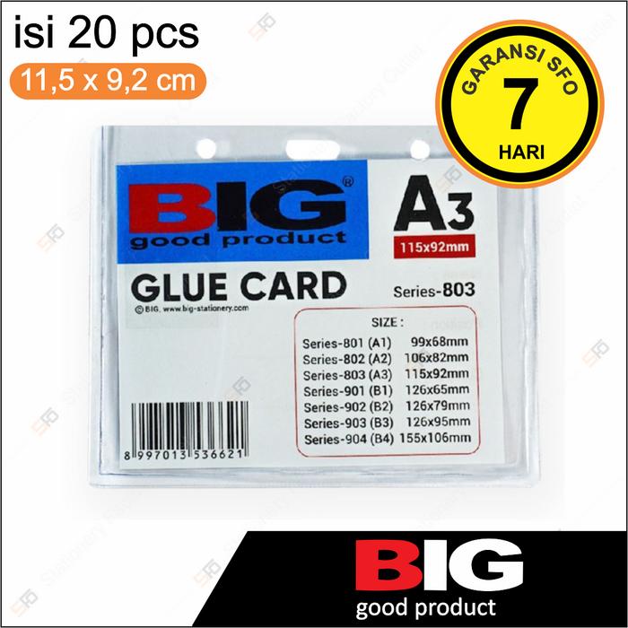 Jual ID Card Mika Big A3 115mm x 92mm (Name Tag / Glue Card / Card ...