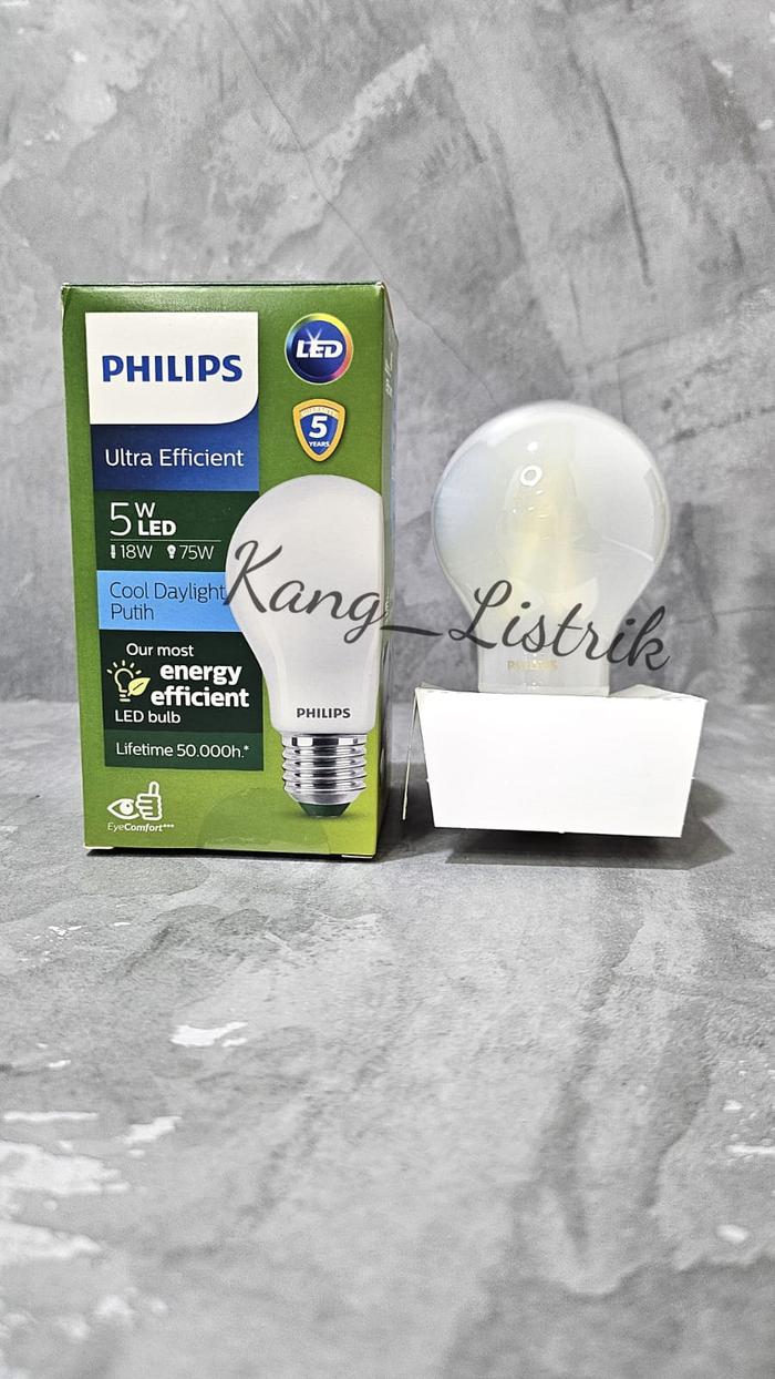 Jual Philips LED Bulb Ultra Efficient 5W / LED Philips 5W Ultra ...
